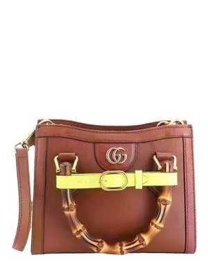 Gucci Diana Mini Tote Bag With Bamboo Handle - Brown