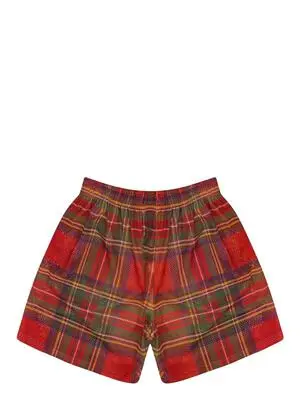 STADIUM GOODS Plaid Shorts - Red