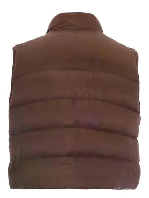 Max Mara Quilted Gilet - Brown