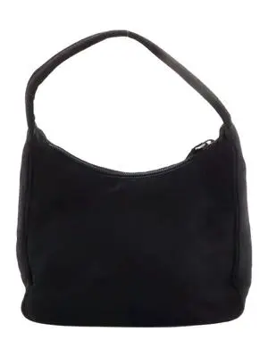Prada Tessuto Mini Hobo Bag - Black