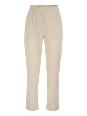 Max Mara Slim-fit Stretch-jersey Trousers - Neutrals