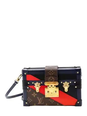 LOUIS VUITTON Louis Vuitton Petite Malle Handbag Limited Edition Monogram Canvas Multicolour