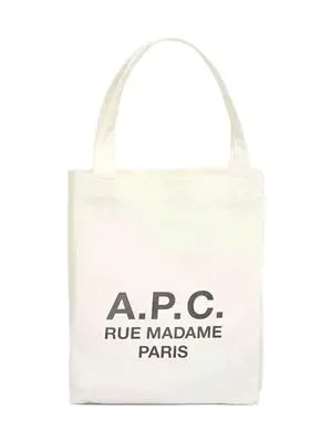 A.p.c. Small Rue Madame Tote Bag - Neutrals