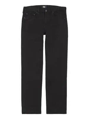 Paige Transcend Vintage Doheny Straight Leg Jeans - Black