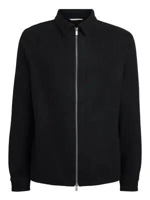 Marco Pescarolo Black Cashmere Zip Jacket - Grey