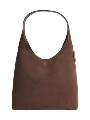 COACH Suede Brooklyn 39 Shoulder Bag - Brown