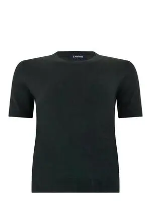 Max Mara S Max Mara Short Sleeve Knit T-Shirt Blue