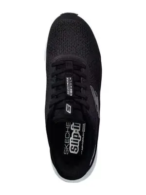 Sketchers Slip-ins Go Walk Glide-step 2.0 Nessa Lace-up Sneakers - Black