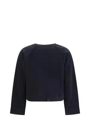 Pinko Neves Logo-print Cotton Sweatshirt - Black