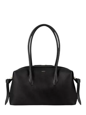 Yuzefi Brioche Pebble-grained Leather Tote Bag - Black