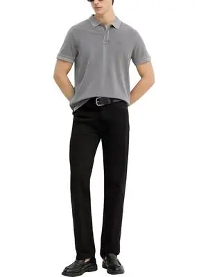 JOOP! Ambrosian Logo-embroidered Polo Shirt - Grey