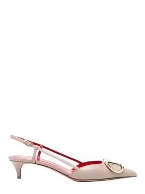 Valentino Garavani Vlogo Signature Slingback Pumps - Pink