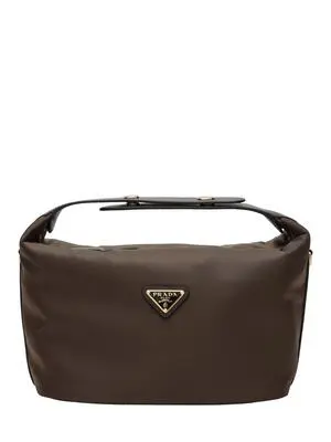 Prada Chérie Mini Bag In Re-nylon - Brown