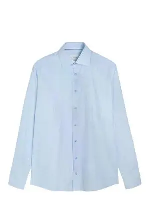 Eton Buttoned Patterned Shirt - Blue