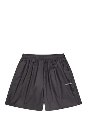 MKI MIYUKI ZOKU Hyperlight Logo-print Elasticated Shorts - Grey