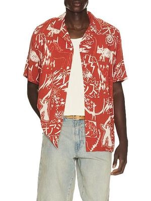 Oas Gensou Rocco Shirt - Red