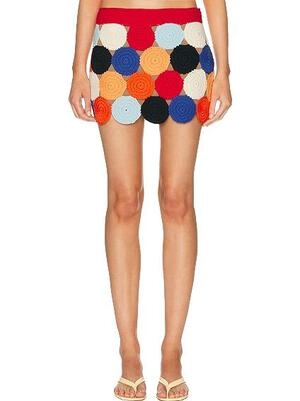SIMONMILLER Beep Beep Mini Skirt - Confetti