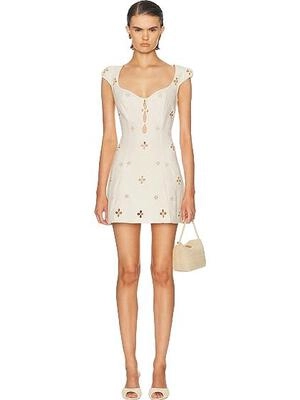 MIRROR PALAIS Maria Micro Dress - Leite