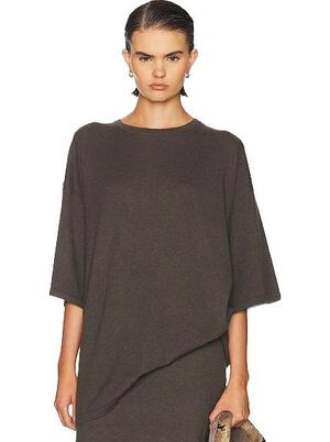 LISA YANG Agnette Sweater - Deep Walnut