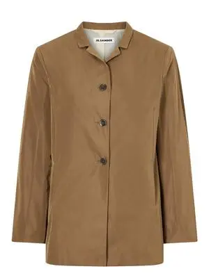 JIL SANDER Crepe Blazer - Brown