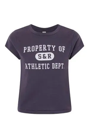 Sporty & Rich Printed Cotton-jersey T-shirt - Gray
