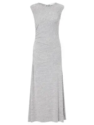 Proenza Schouler White Label Mimi Ruched Maxi Dress - Gray