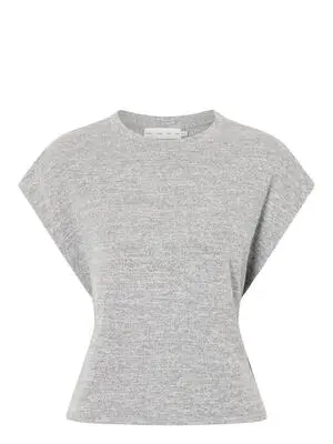 Proenza Schouler White Label Reeva Jersey T-shirt - Gray