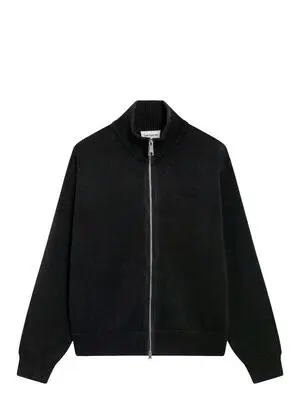Carhartt Work In Progress Zip-up Knit Sweater - Black