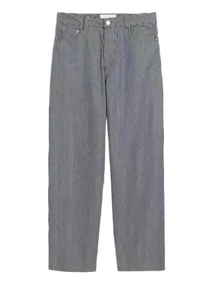 AMI Paris Cotton Baggy Jeans - Blue