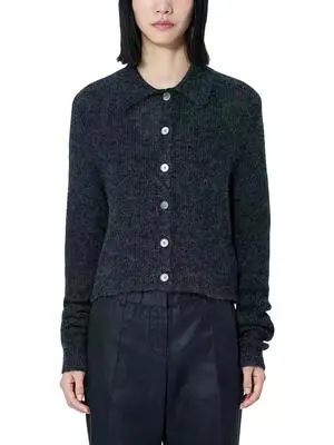 Our Legacy Textured Button-up Cardigan - Grey