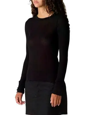 RICK OWENS Rick Owens Ribbed Long-Sleeve T-Shirt