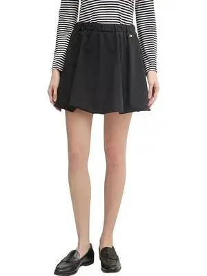 GAUDI Logo Plaque Mini Skirt - Black