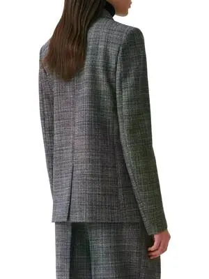 Fabiana Filippi Single-breasted Tweed Blazer - Blue