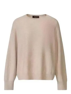 Fabiana Filippi Sequin-embellished Ribbed-trim Sweater - Neutrals