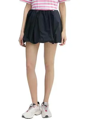 GAUDI Elasticated Bubble-hem Mini Skirt - Blue