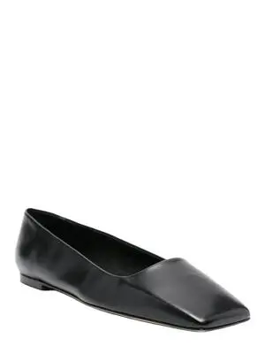 AeydĒ Matti Square-toe Ballerina Shoes - Black