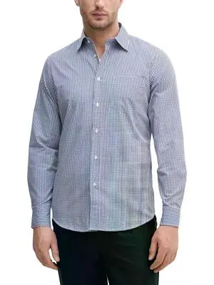 BENETTON Gingham-check Shirt - Blue