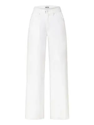 PNTS Wide-leg Jeans - White
