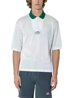 METALWOOD STUDIO Mesh-construction Polo Shirt - Neutrals