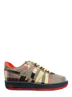 A BATHING APE Sta Low Check-print Sneakers - Neutrals