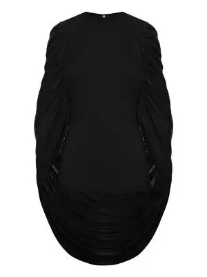 SEEN USERS Name Angel Draped Blouse - Black