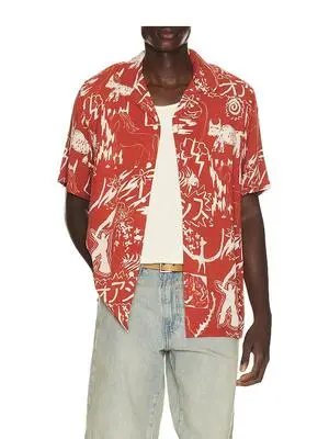 Oas Gensou Rocco Shirt In . Also - Red
