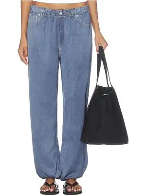Rag & Bone Rb Miramar Satin Bubble Jeans - Blue