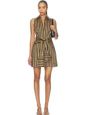 SIMONMILLER Inna Sleeveless Poplin Mini Dress - Multi