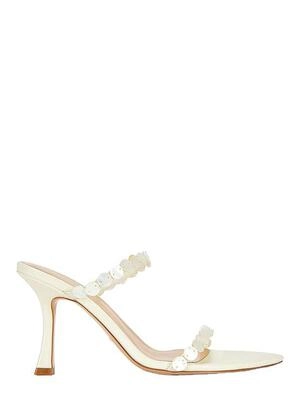 Raye Delfina Embellished Stiletto Sandals - Ivory