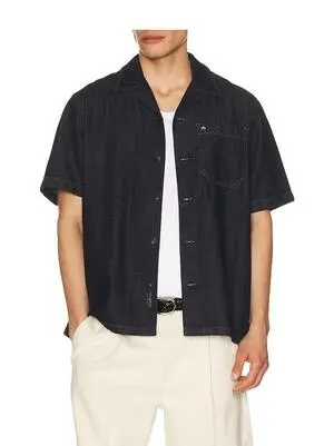 Rag & Bone Denim Resort Shirt In . Also - Navy