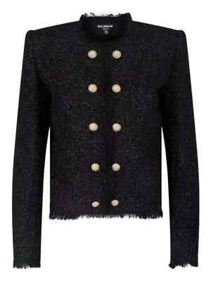 BALMAIN Balmain Lion-Button Tweed Jacket