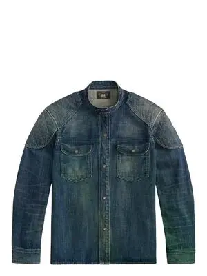 Ralph Lauren Quilted Cotton Snap Pocket Jacket - Blue