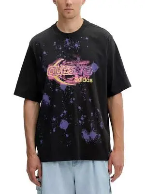 Adidas Questra Graphic-print T-shirt - Black