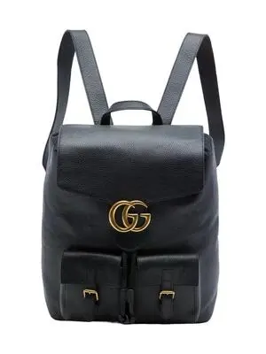 Gucci Gg Marmont Calfskin Backpack - Black